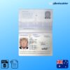Australian Passport Template